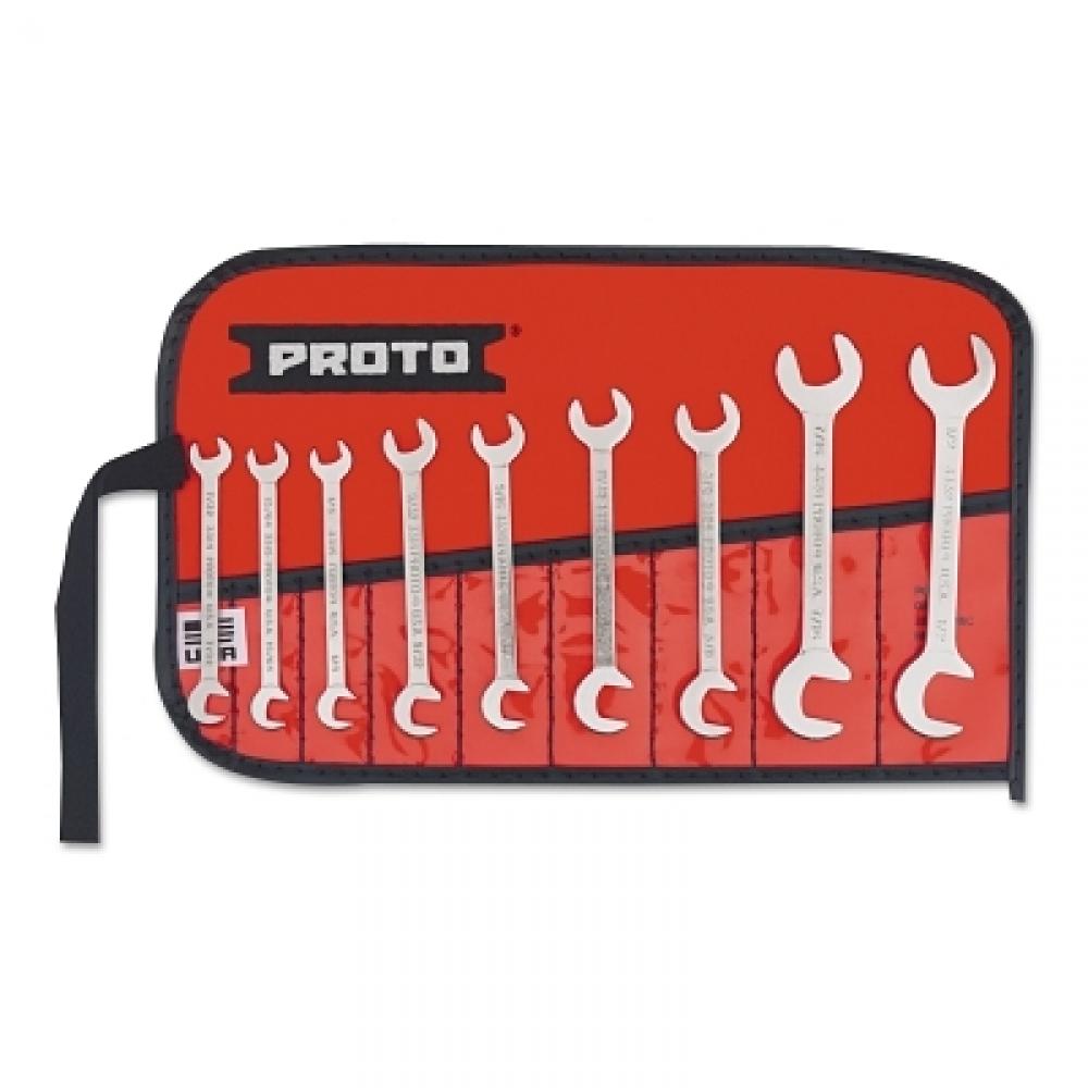 Proto Short Angle Open End Wrench Sets : J3300A | LH Industrial Supplies
